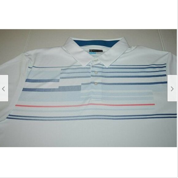 PGA Tour | Shirts | New Pga Tour Pro Series Stripe Golf Shirt Sz Xxl ...